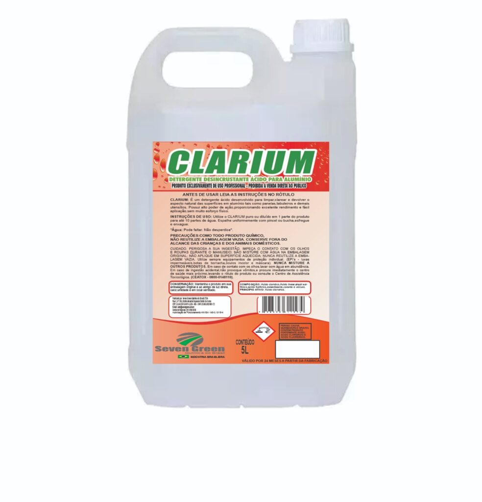 CLARIUM – Clareador de Alumínio – Seven Green